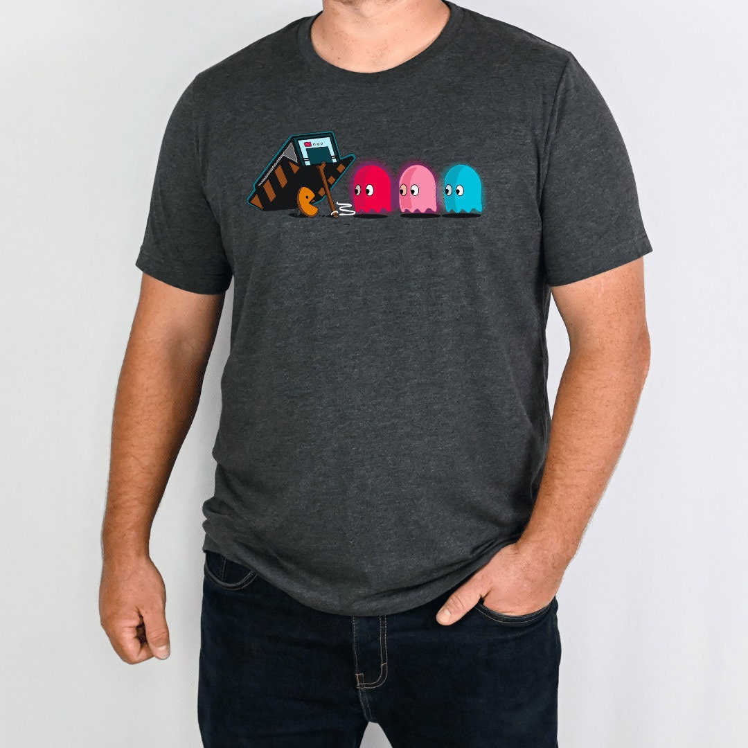 Pac-man Shirt, the Trap, Funny Tshirt, Retro Gaming Shirt, Unisex men ...