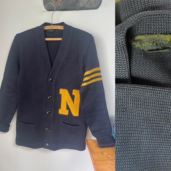 Letterman Cardigan - Etsy