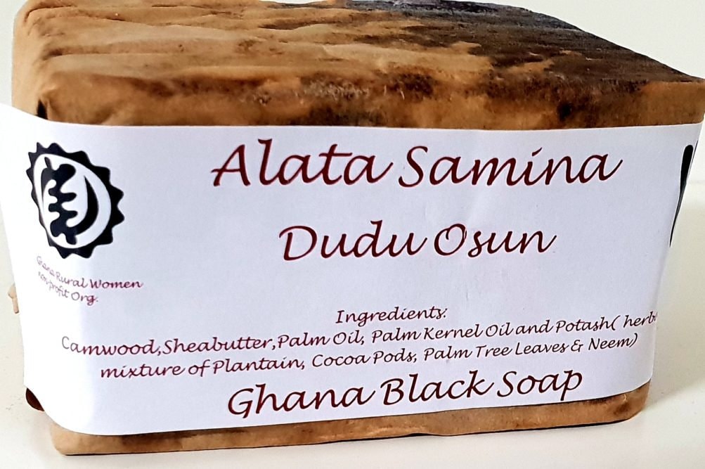 Alata Samina Raw Ghana Shea Butter Black Soap Unrafinned - Etsy