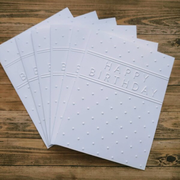 Embossed Birthday - Etsy