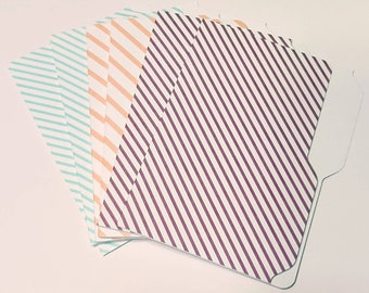 6 Small A2 Size Handmade File Folders, Ephemera Folders, Small File ...