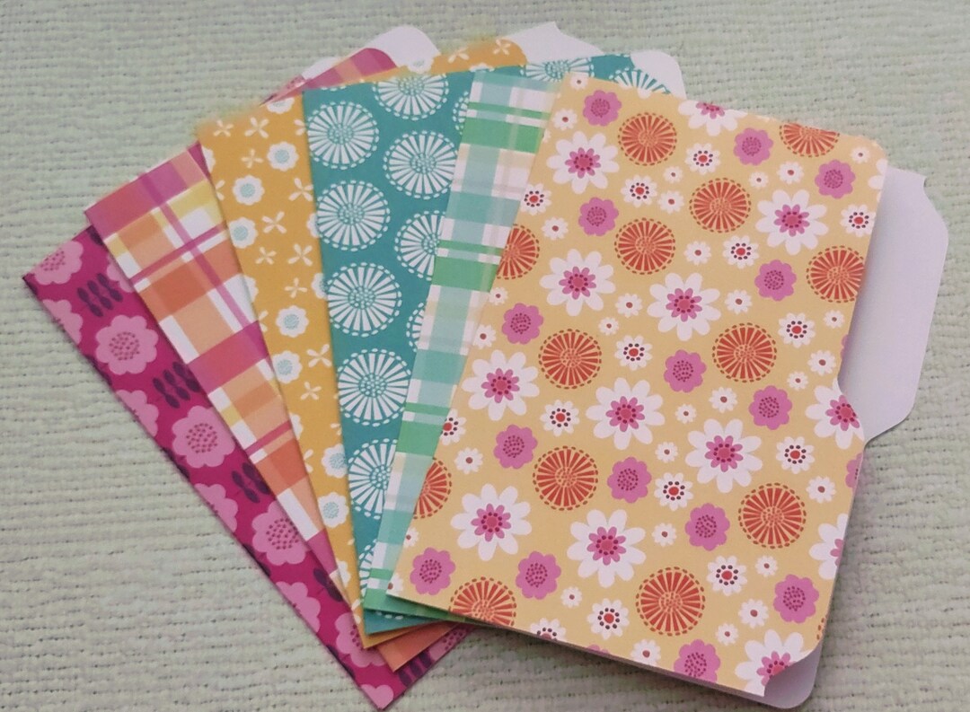 Small A2 Handmade File Folders, Ephemera Folders, Small File Folders, Scrapbooking Folders, Junk ...