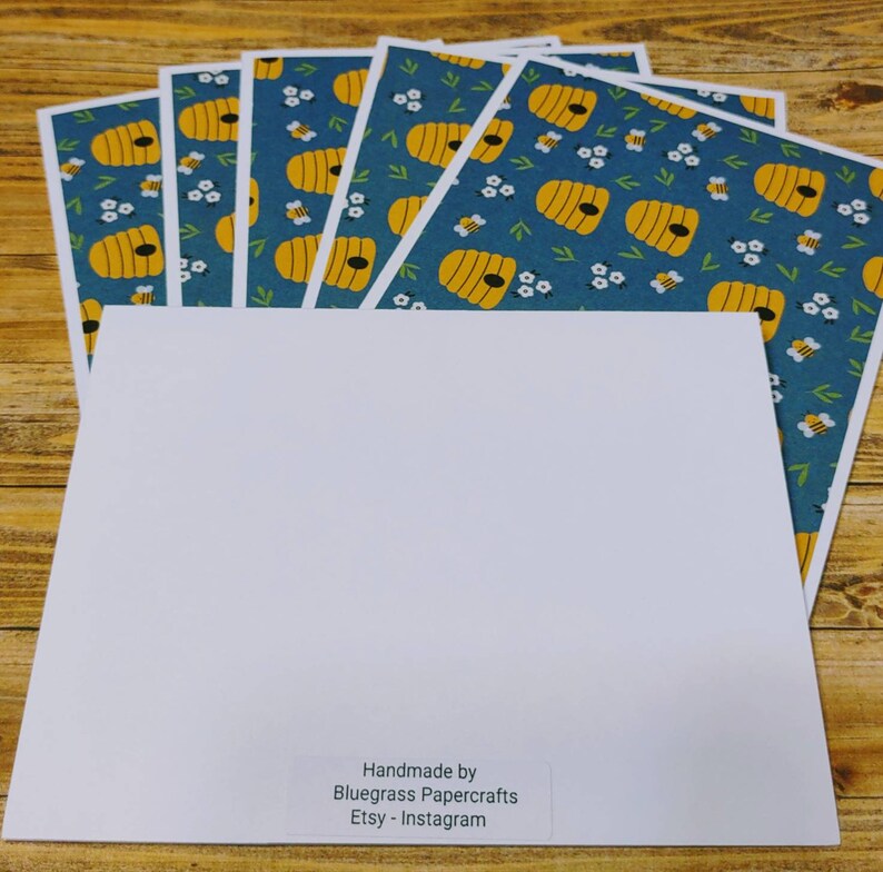 Set of 6 Bees and Bee Hives General Correspondence Notecards With ...