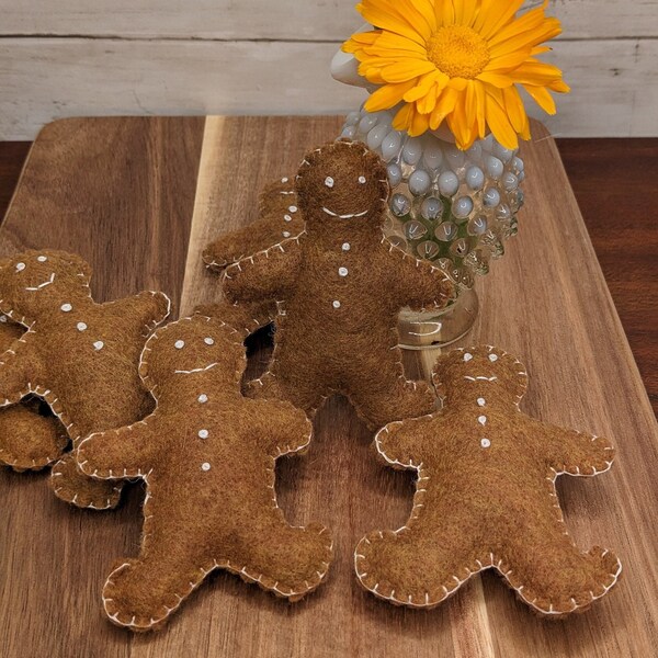 Felt Gingerbread Man - Etsy