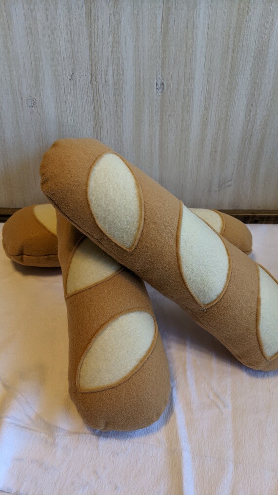 Felt Play Food Fresh French Bread Children's Play Bake - Etsy