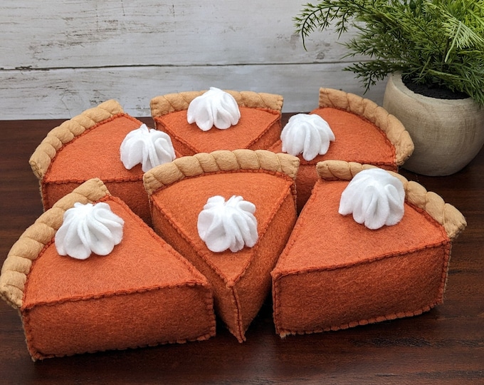 Felt Cherry Pie-felt Food Pretend Play Tea Party - Etsy