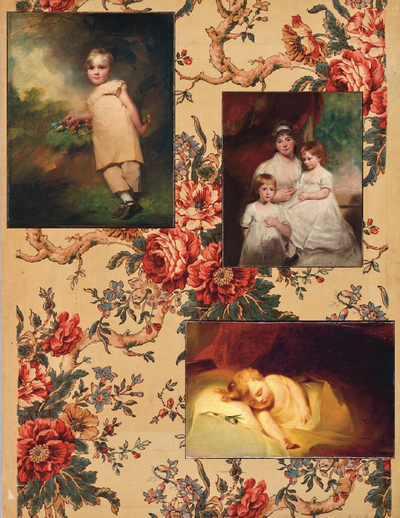 BLOOMING, Junk Journal Collage Sheets, Ephemera and Pages - Etsy