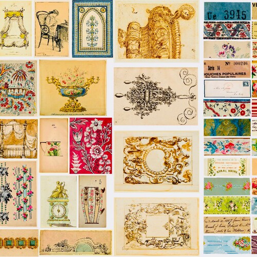 LAYERED CLUSTER KIT Ephemera for Making Clusters Decorations - Etsy