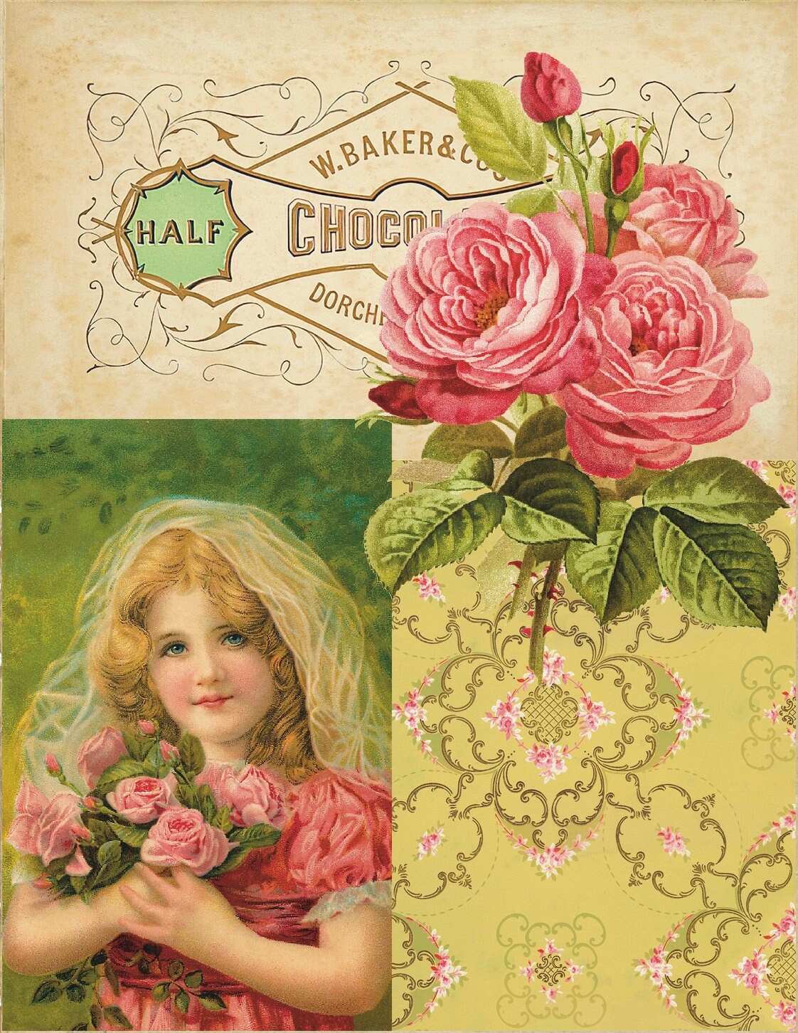 SUNDAY BEST Junk Journal Collage Sheets Ephemera and Pages - Etsy