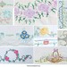 10 Pages Vintage Embroidered Samples, Embroidery Ephemera, Hand ...