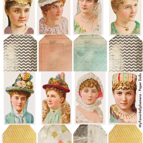 PAPER DOLL KIT Create Your Own Artistic Dolls for Play - Etsy