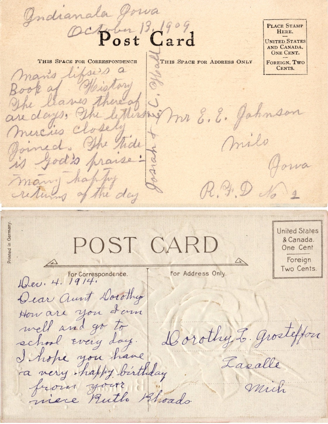 24 HANDWRITTEN VINTAGE POSTCARDS Collage Kit Journal Cards - Etsy