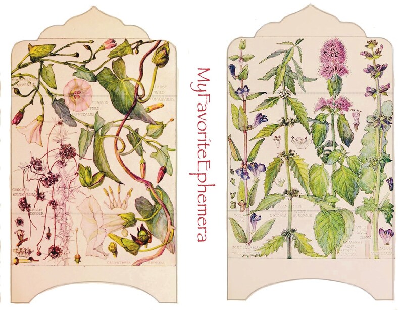 Printable JUNK JOURNAL ESSENTIALS Pockets Tags and - Etsy