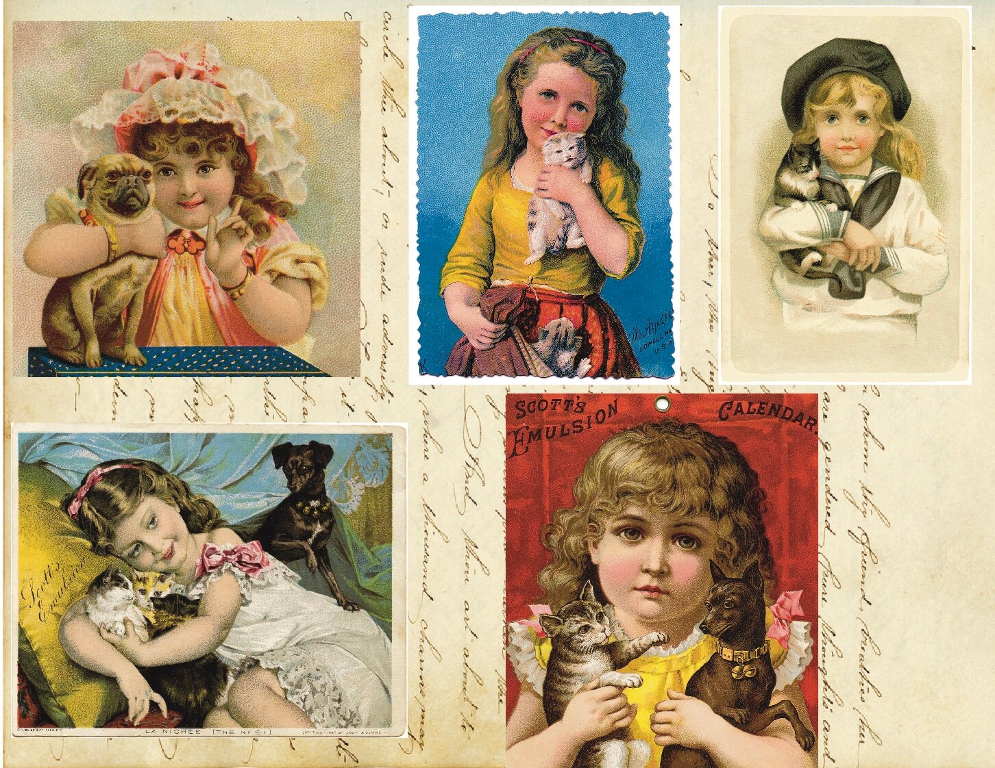 CHILDREN KIDS PETS Journal Cards Junk Journals Cards - Etsy