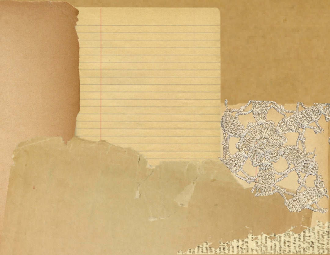 Collage Junk Journal Pages Vintage and Antique Ephemera, Wallpapers ...