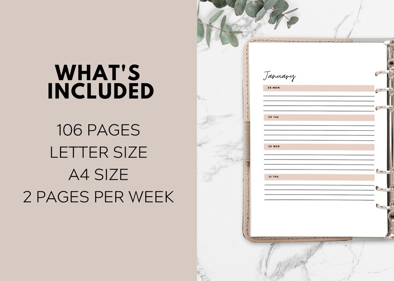 2021 Weekly Planner to Do List Daily Planner Weekly Schedule | Etsy