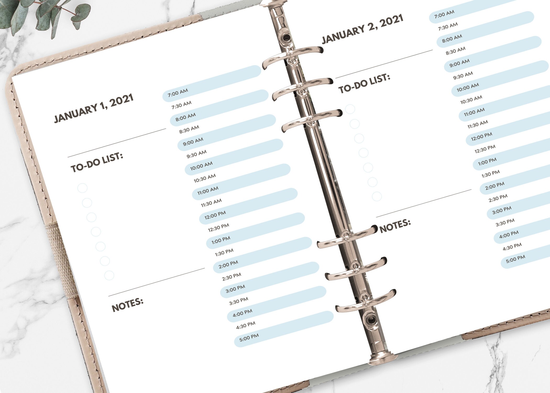 2021 Planner Bundle Kit to Do List Daily Weekly Monthly Schedule A4 ...