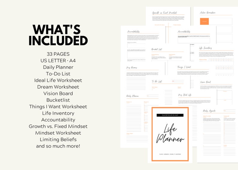 Ultimate Life Planner Life Planner Digital Ultimate Life | Etsy
