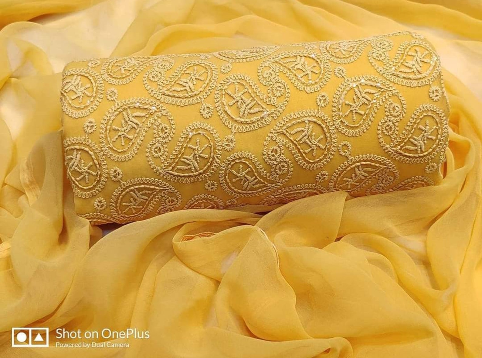 Chikankari Lucknowi Suits Indian Style Hand Embroidery Work - Etsy