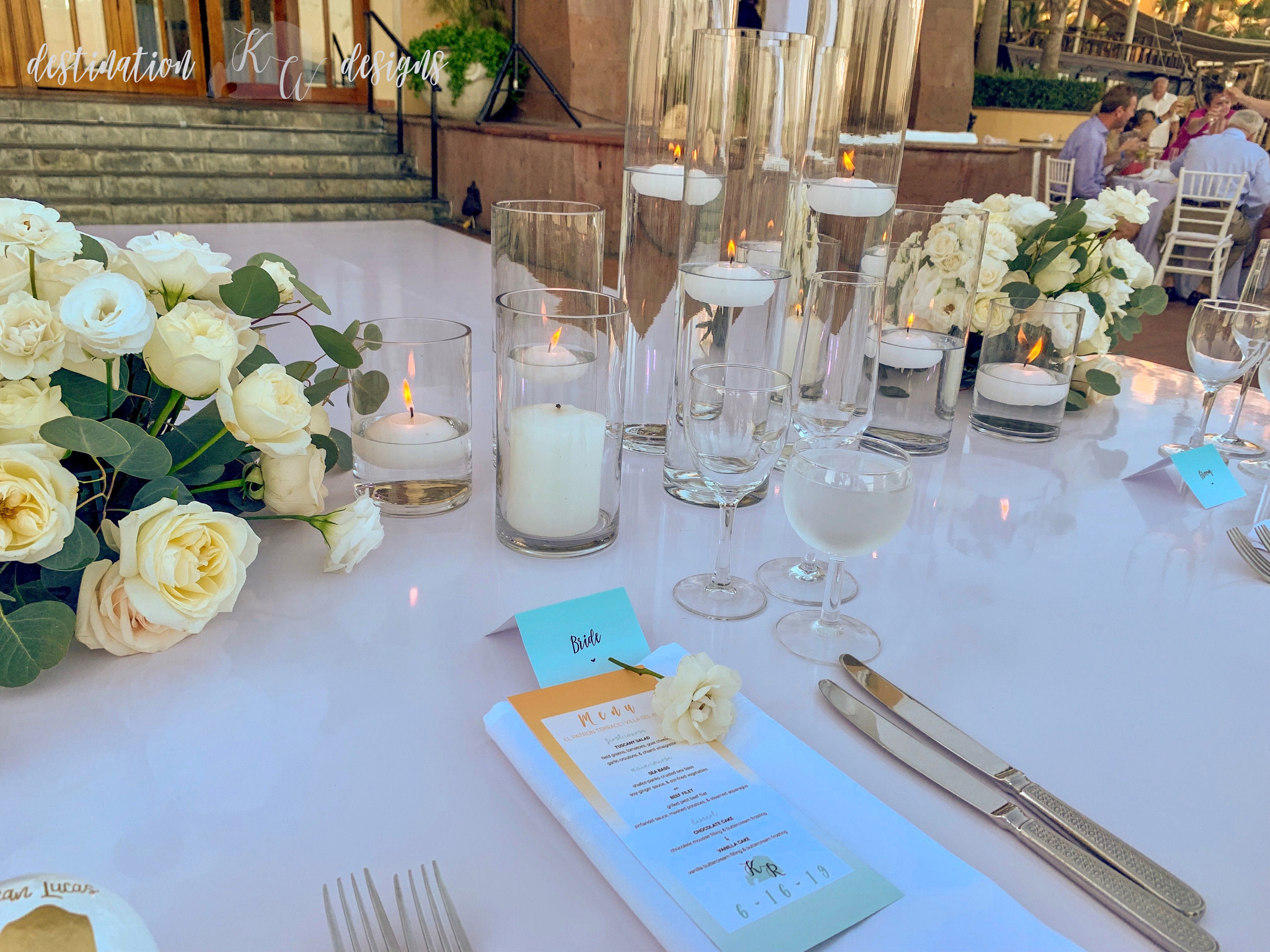 Wedding Reception Name Cards | | Customizable Canva Template ...