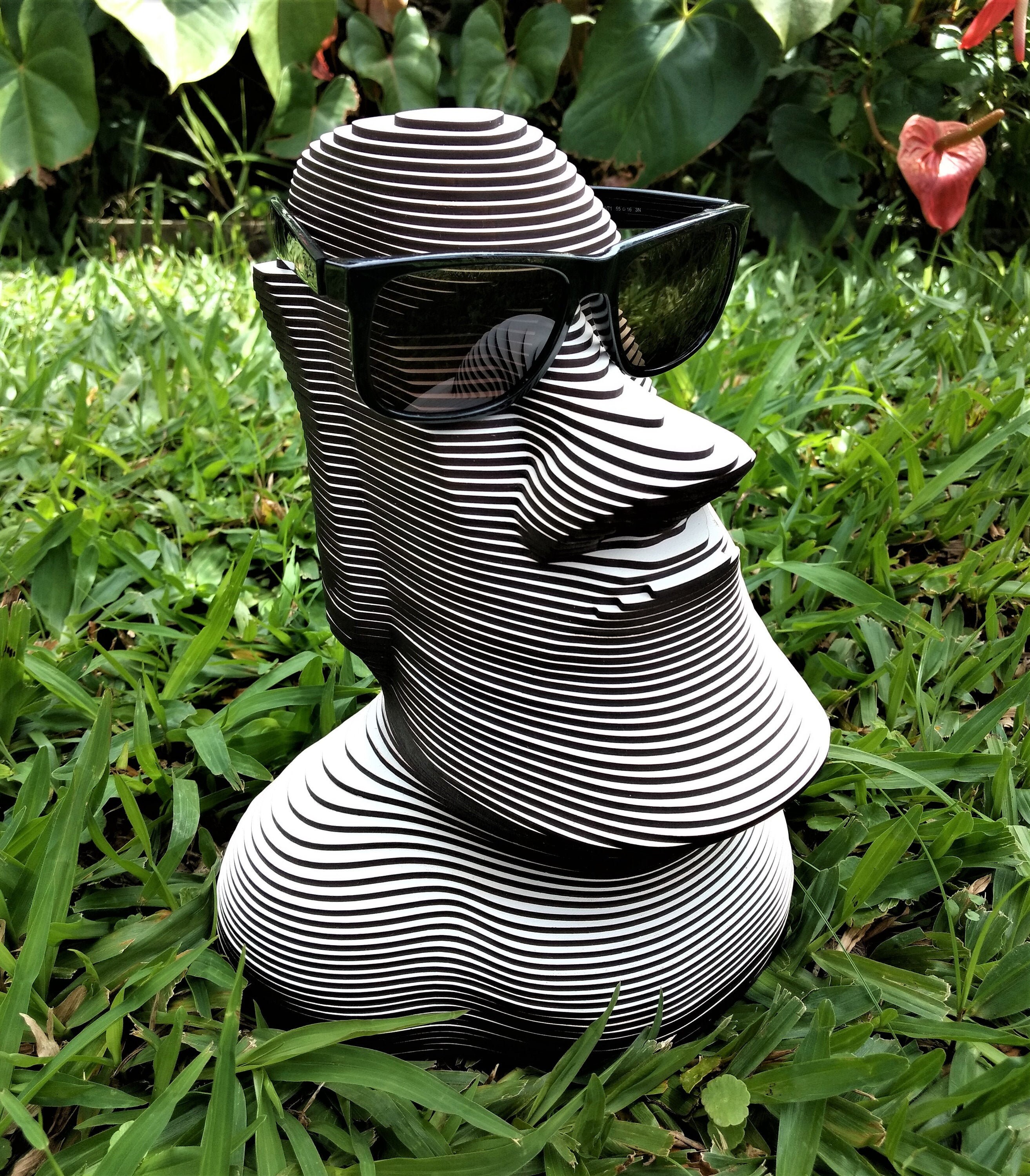 Multilayer Bust Moai Digital File for Lasercut Cnc Router, DXF, Cdr ...