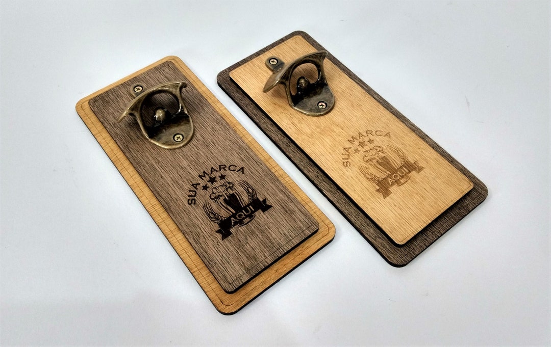 Laser Cut Wooden Bottle Opener Vector File (digital Download) - Etsy