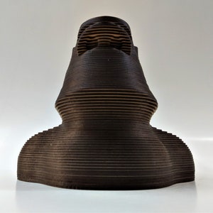 Multilayer Bust Moai Digital File for Lasercut Cnc Router, DXF, Cdr ...