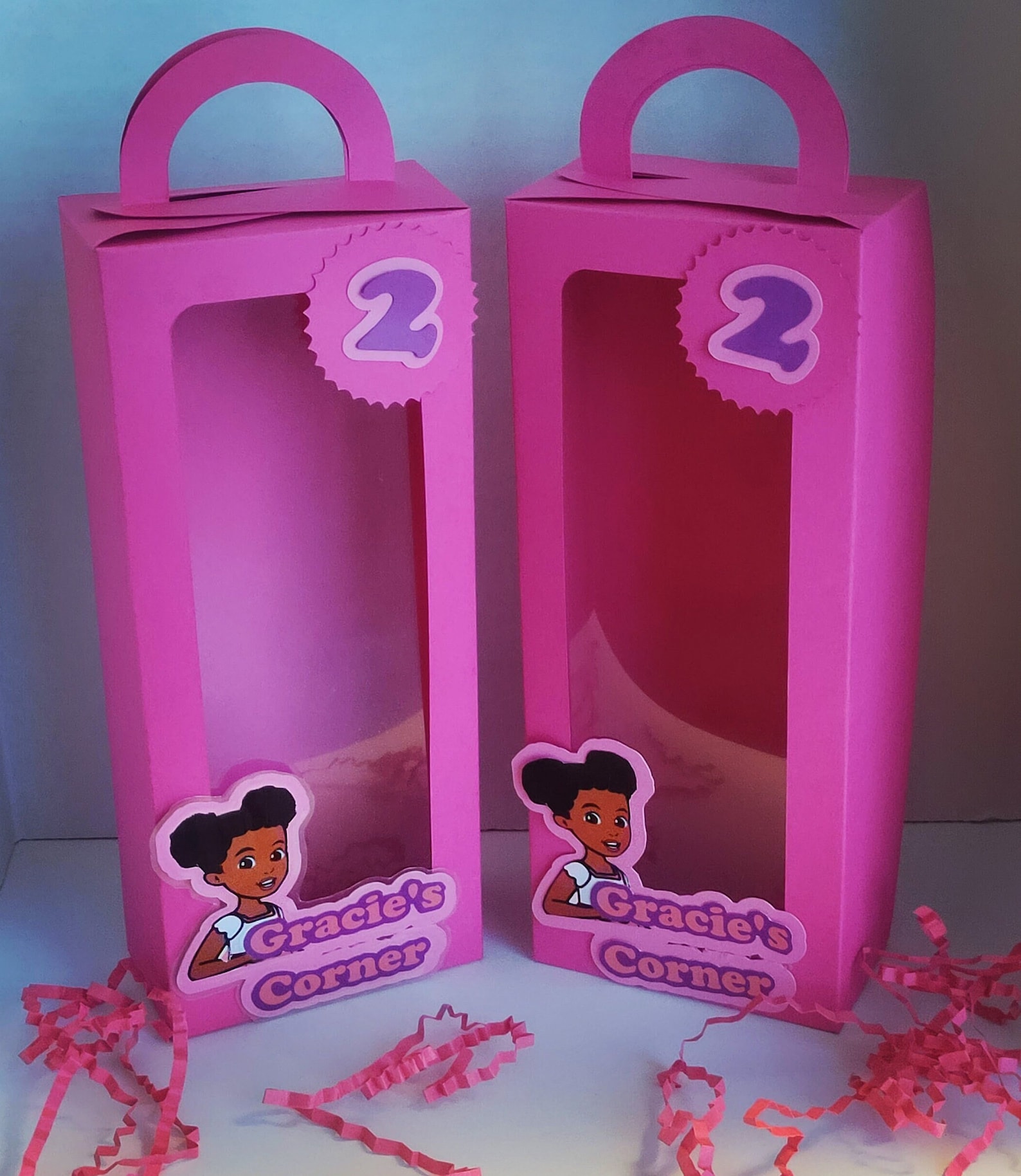 Party Favor Box / Girl Birthday Party / Set of 5 / Custom Party Favors ...