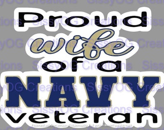 Proud Navy Wife | Etsy