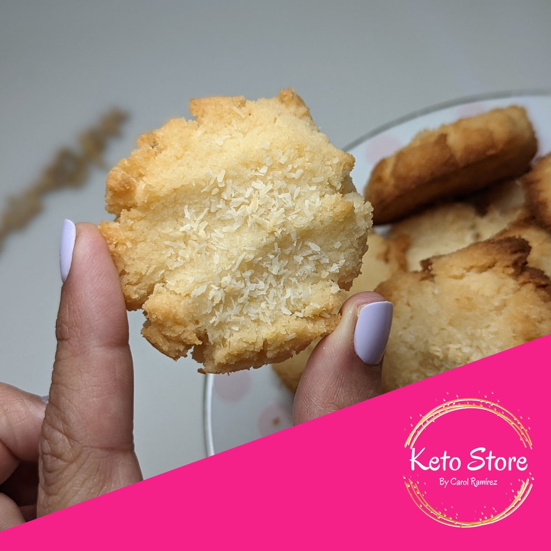 Keto Gluten Free Coconut Cookies Box, Low Carb, Diabetic & Ketogenic ...