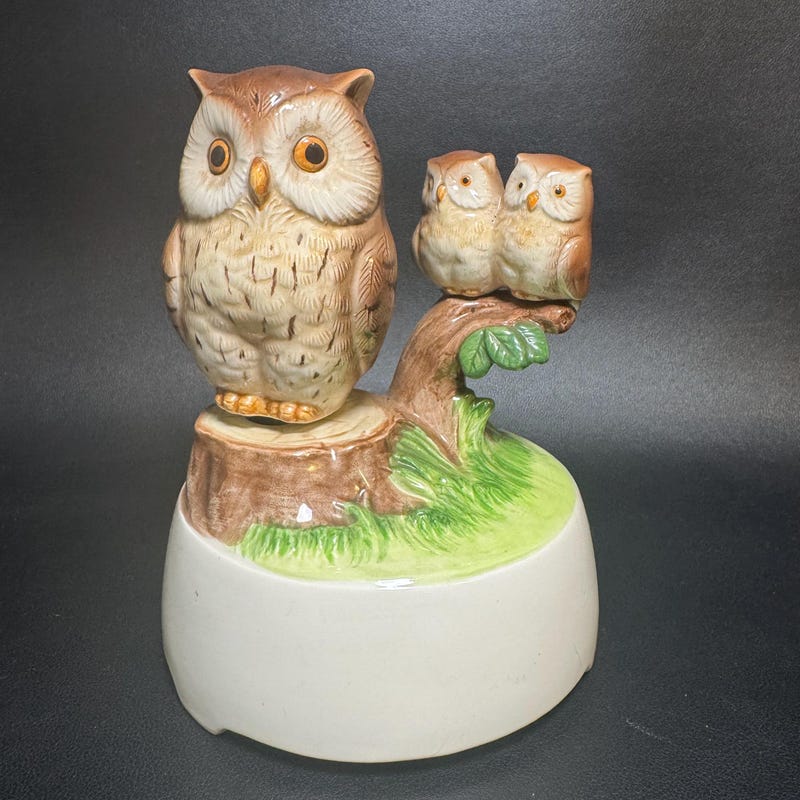 Owl Music Box - Etsy