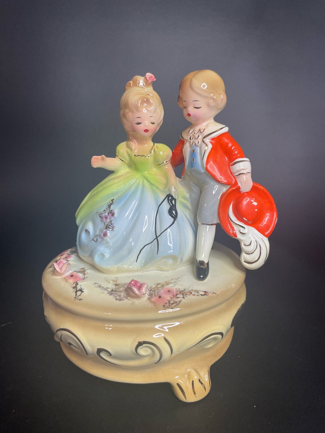 Vintage Josef Originals Music Box love is A Many Splendid Thing - Etsy