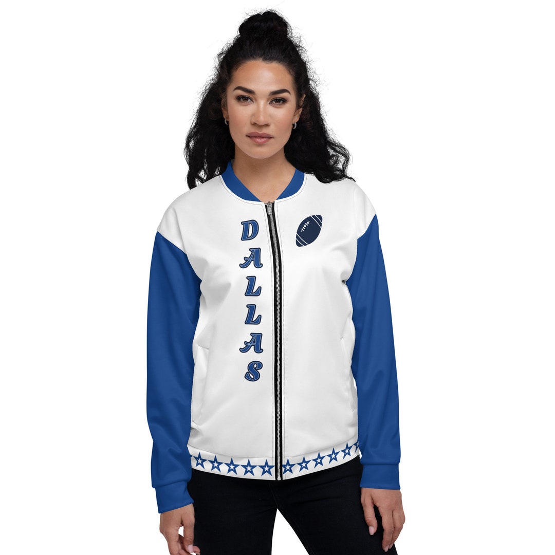 Dallas Football Fan Fleece Lined Bomber Unisex Jacket , Plus Sizes ...