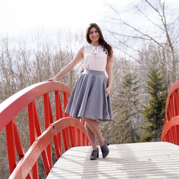 Full Circle Wrap Skirt Pattern - Etsy