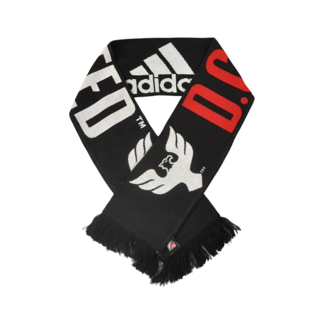 Vintage Adidas D.C. United Soccer Team Scarf Black - Etsy