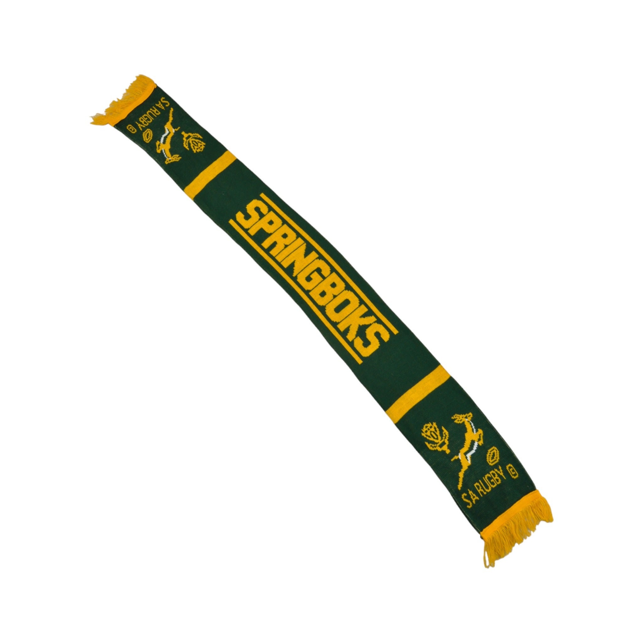 Vintage South African Springboks Rugby Team Scarf Green - Etsy