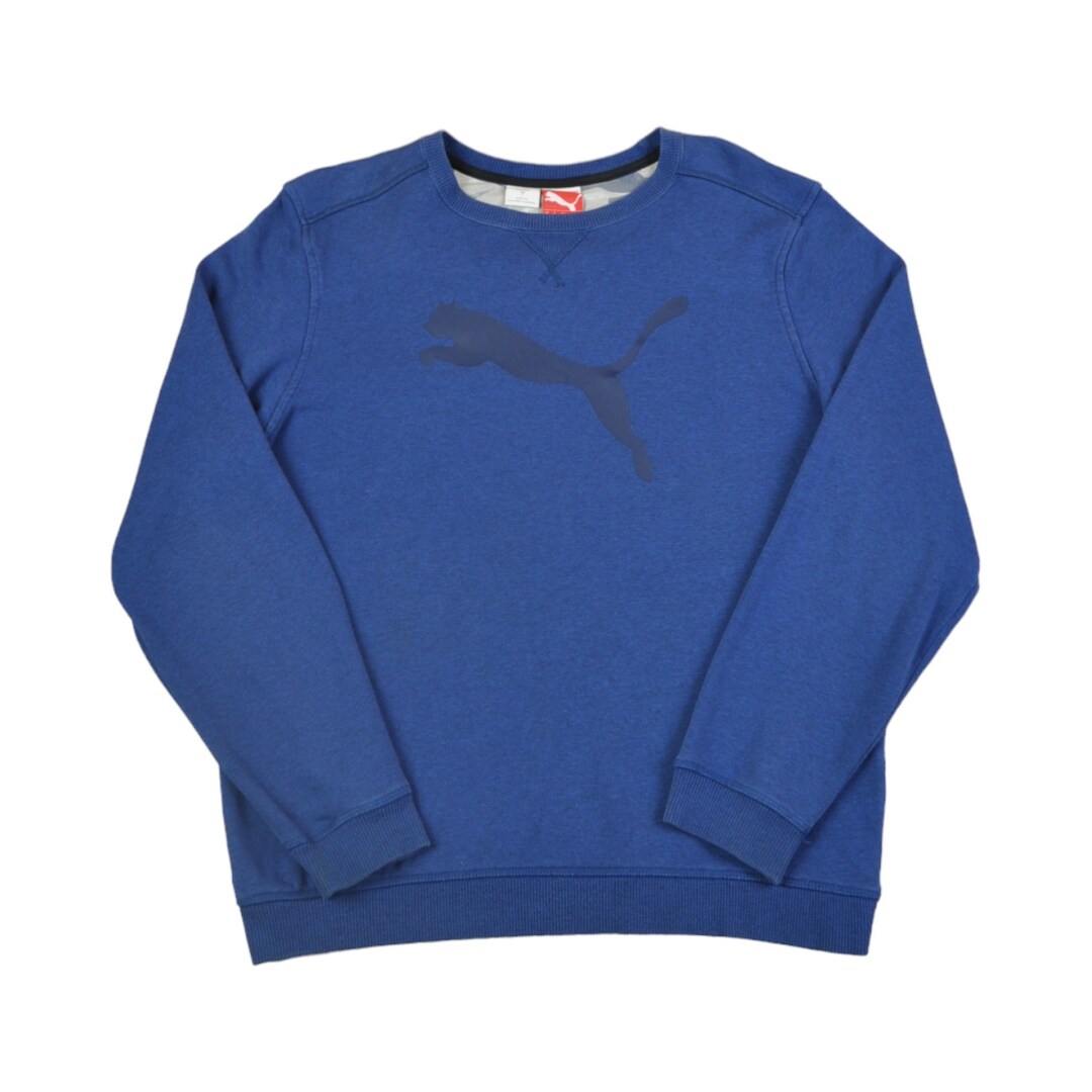 Vintage Puma Crew Neck Sweatshirt Blue Small - Etsy