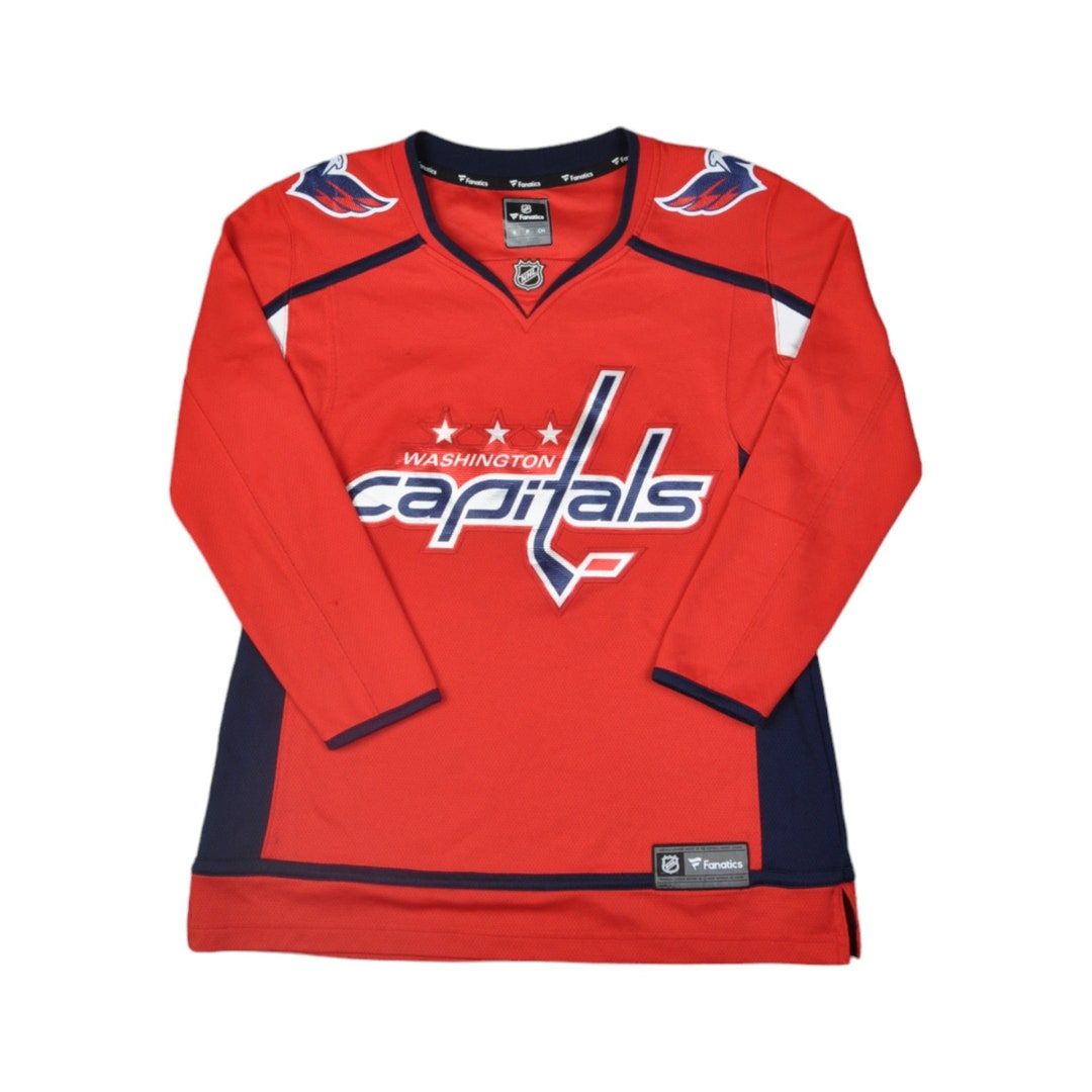Vintage NHL Washington Capitals Ice Hockey Jersey Red Ladies Small ...