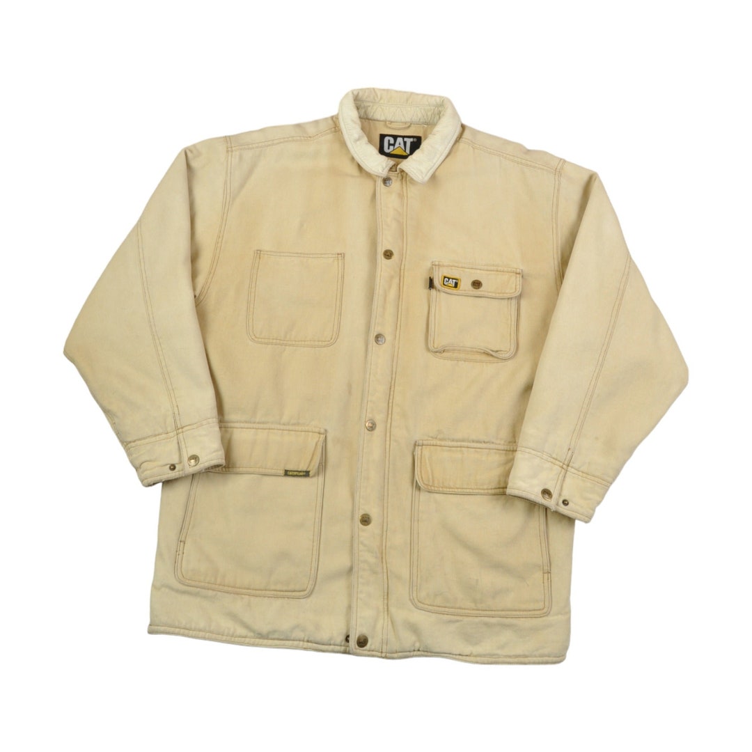 Vintage Caterpillar Workwear Jacket Tan Large - Etsy