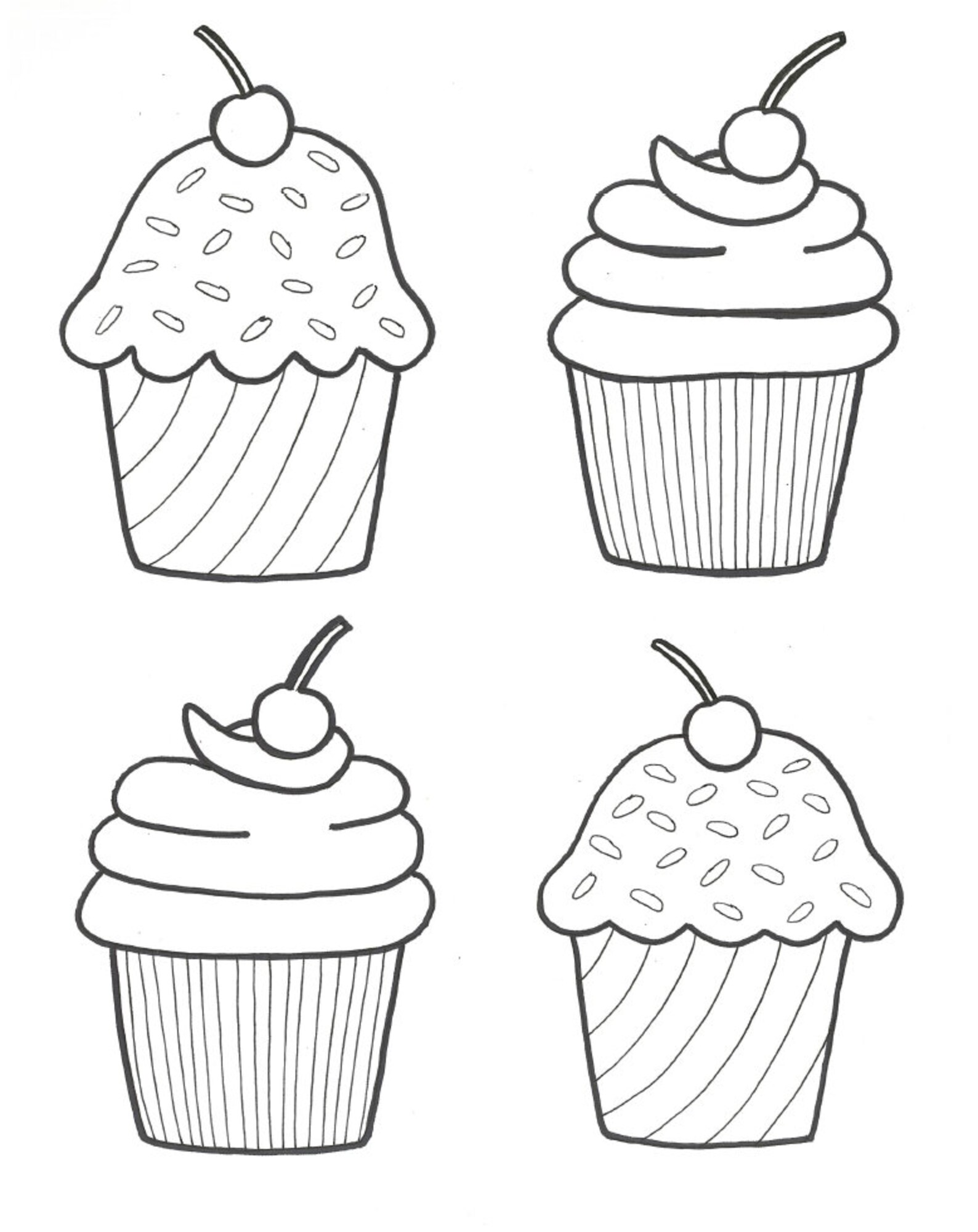 A Coloring Book Full of Sweet Treats - Etsy