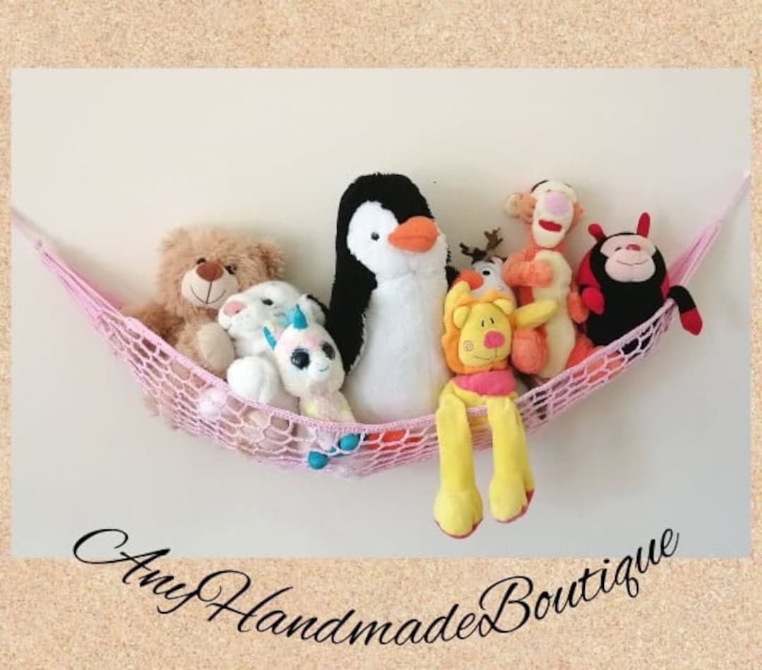 Toy Hammock, Soft Toy Storage, Toy Organizer, Nursery Decor, Bedroom ...
