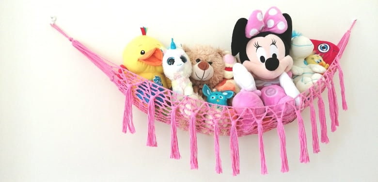 Soft Toy Hammock, 3 Size of Toy Hammock, Nursery Toy Storage, Boho ...