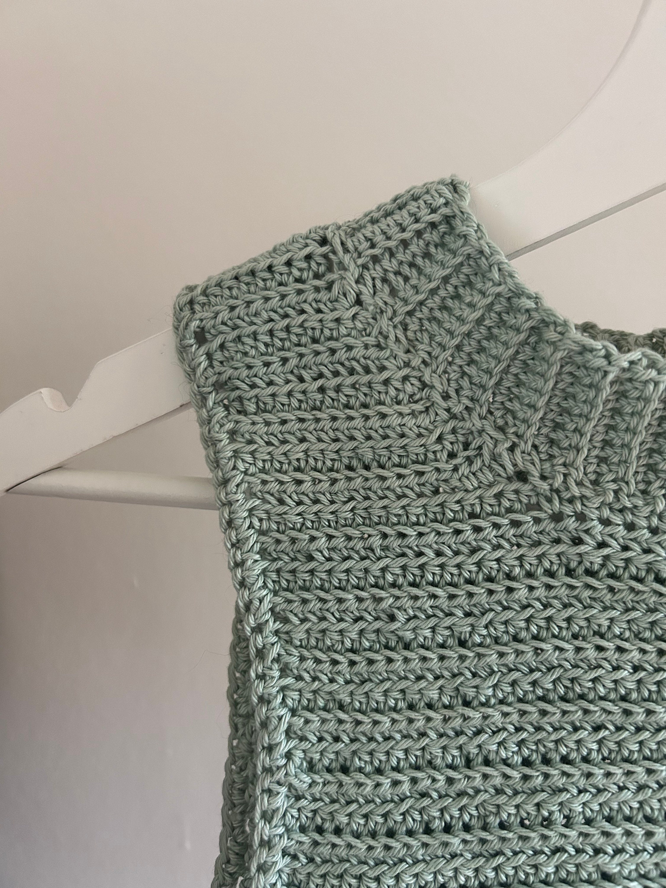 Crochet Vest Top Pattern PDF Charts and Video Tutorial SIZE - Etsy