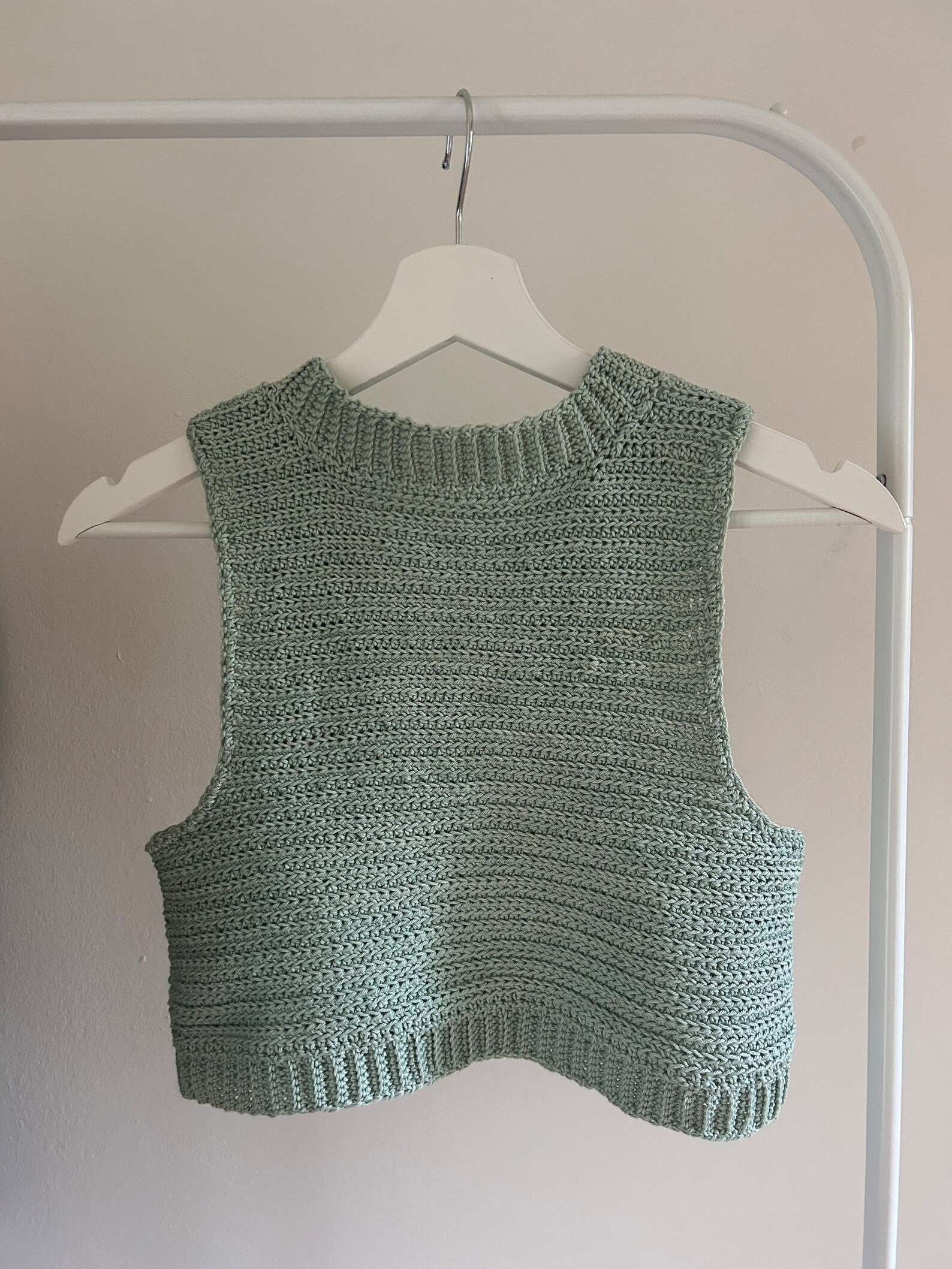 Crochet Vest Top Pattern PDF + Charts and Video Tutorial SIZE SMALL - Etsy