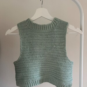 Crochet Vest Top Pattern PDF + Charts and Video Tutorial SIZE SMALL - Etsy