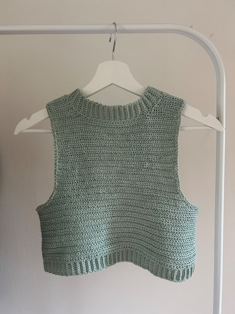 Crochet Vest Top Pattern PDF + Charts and Video Tutorial SIZE SMALL - Etsy
