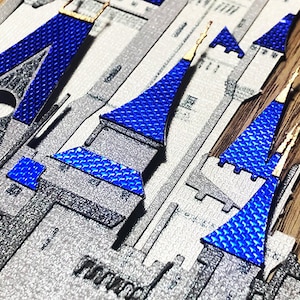 Cinderella Castle Paper Art SVG File for Circuit - Etsy