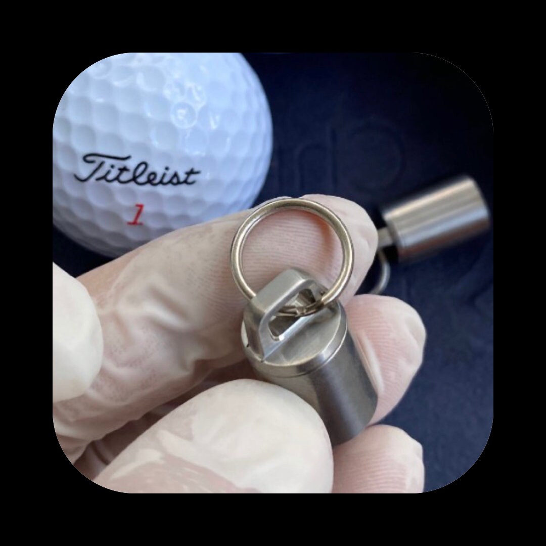 MICRO Mini Titanium Stash / Waterproof Capsule / EDC - 1x Capsule per ...