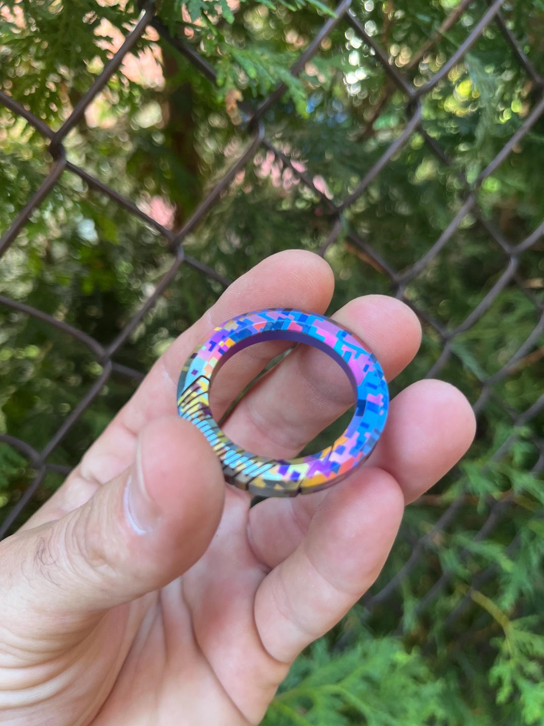 DIGI Titanium Split Ring / Ultralight - Ultra Strong / Grade 5 Titanium / • 1.5” Diameter Model ...