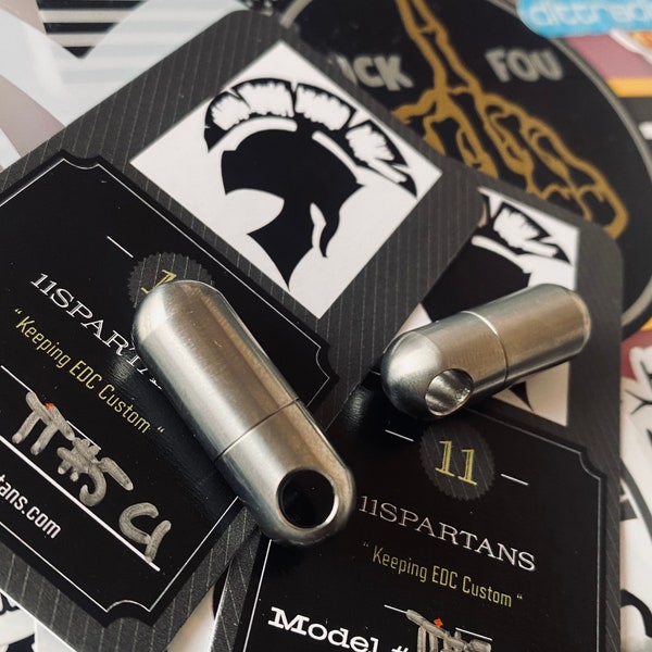 Waterproof Capsule Keychain - Etsy